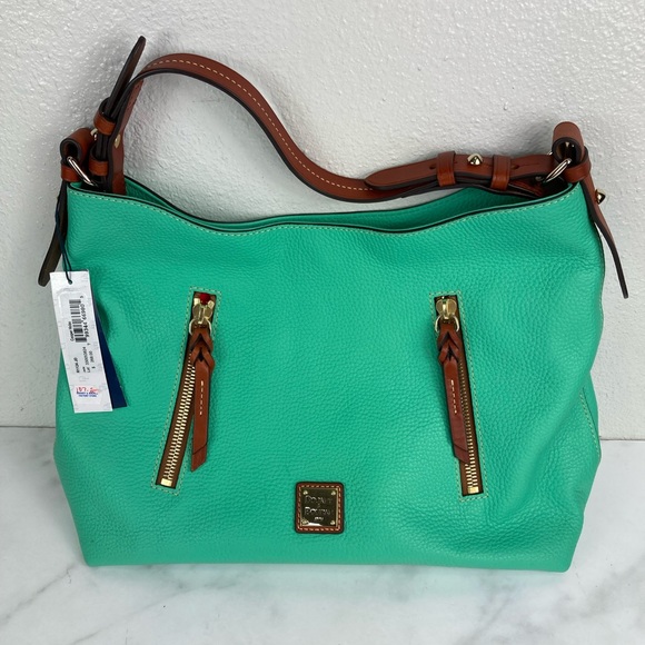 Dooney & Bourke | Bags | Dooney Bourke Cooper Hobo Jade Green | Poshmark